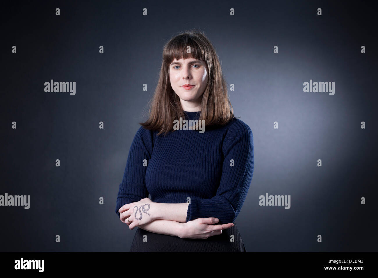 Edinburgh, UK. 15th Aug, 2017. Helen McClory, the Scottish writer ...