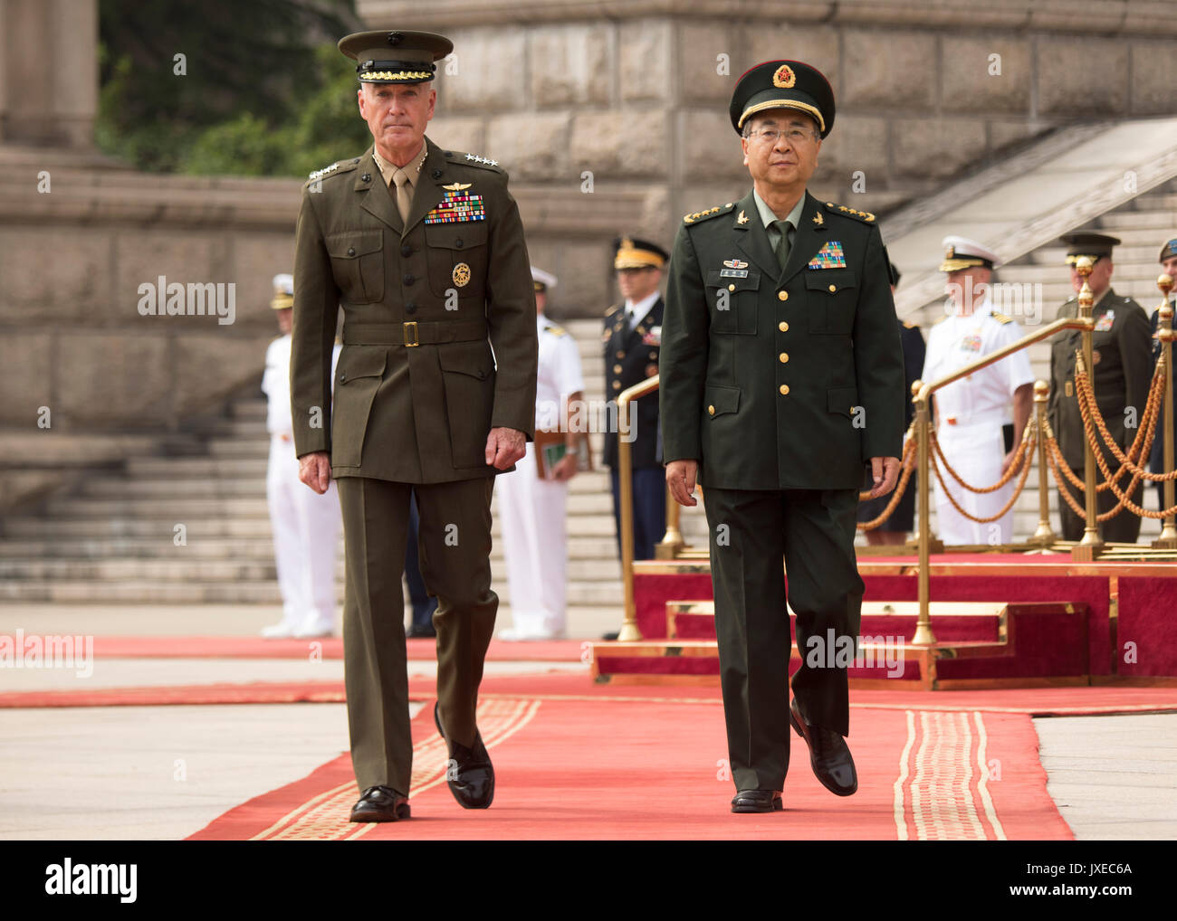 Beijing, China. 15th Aug, 2017. U.S. Chairman of the Joint Chiefs Gen ...