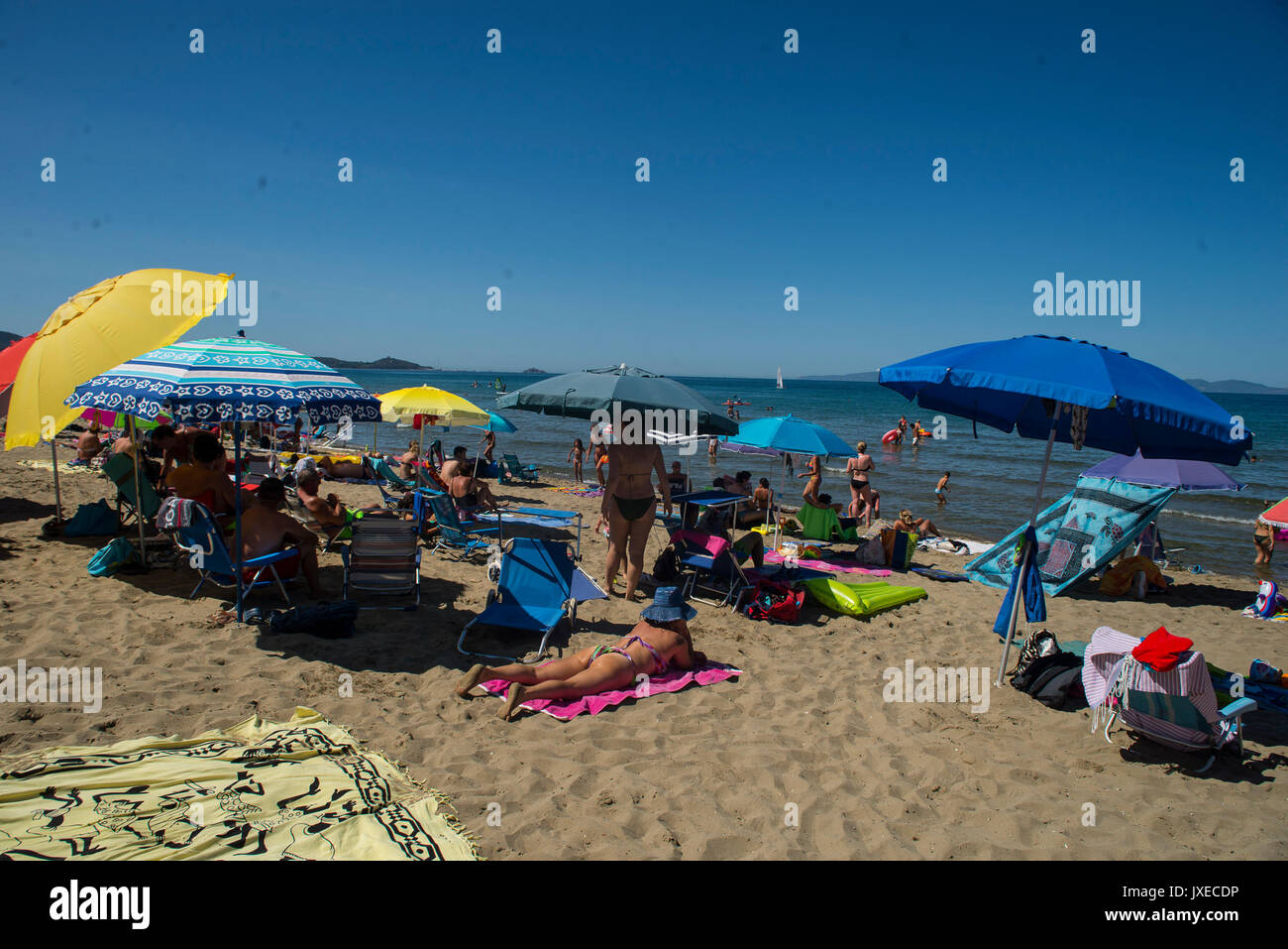 August 15, 2017 - Punta Ala-Follonica, Tuscany, Italy - Punta Ala ...
