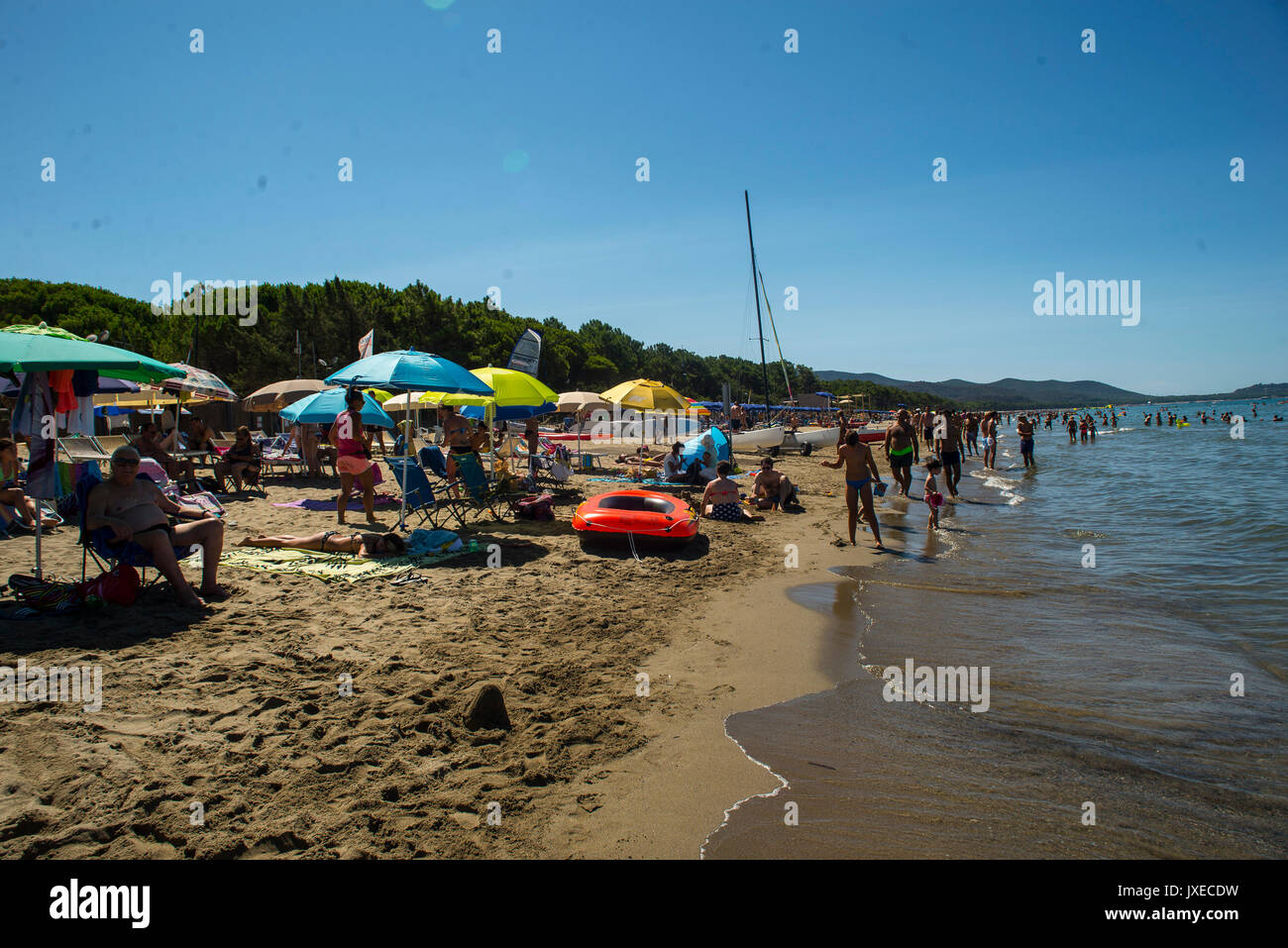 August 15, 2017 - Punta Ala-Follonica, Tuscany, Italy - Punta Ala ...