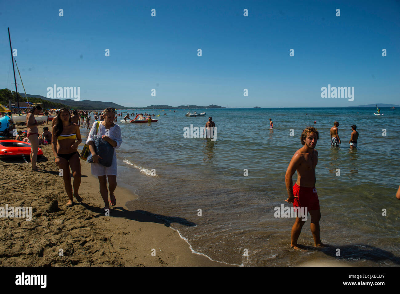August 15, 2017 - Punta Ala-Follonica, Tuscany, Italy - Punta Ala ...