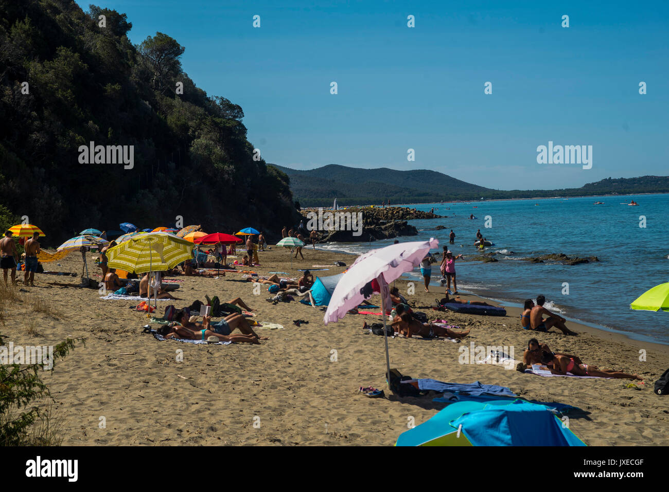 August 15, 2017 - Punta Ala-Cala Civette, Tuscany, Italy - Punta Ala ...
