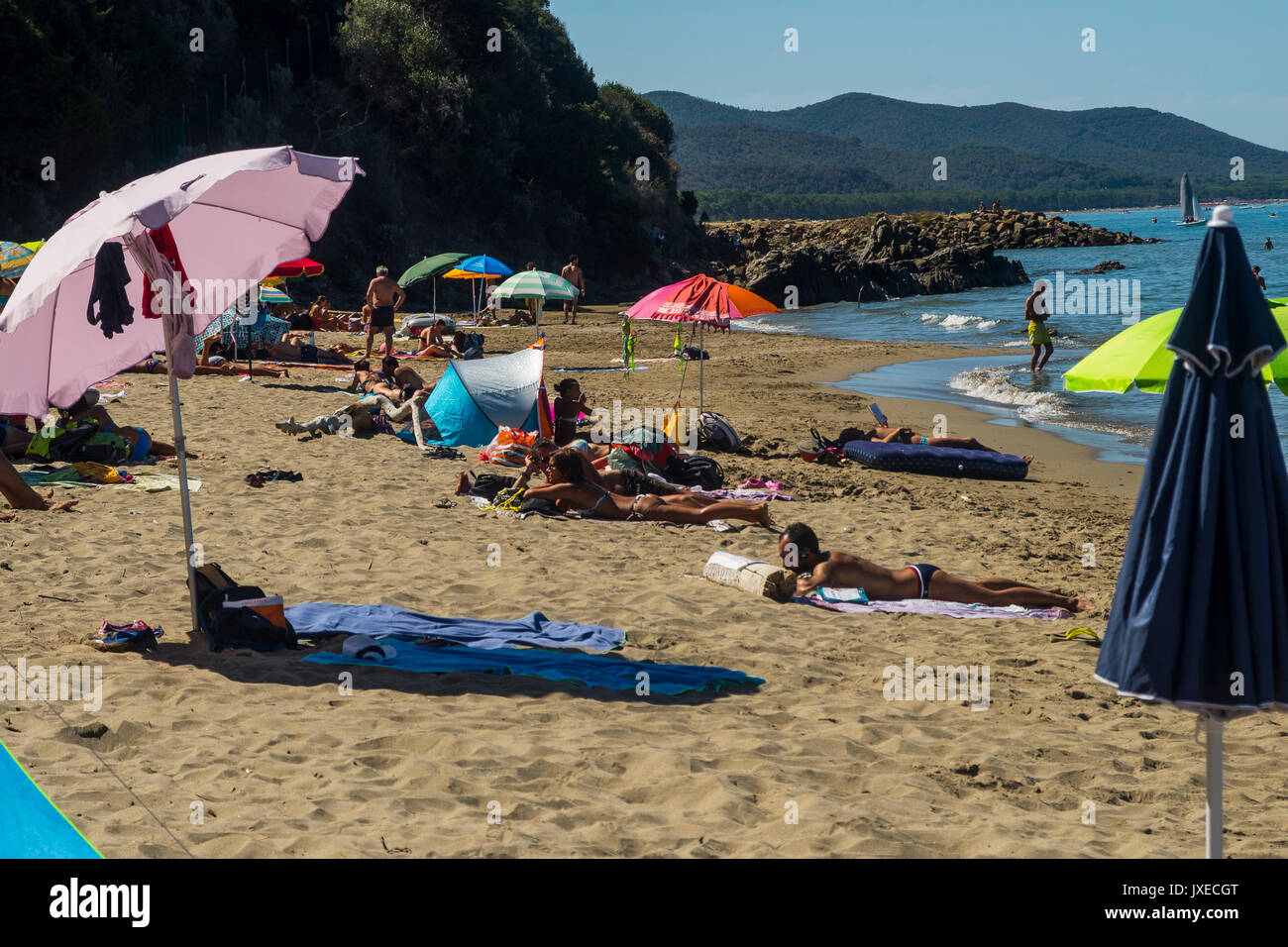 August 15, 2017 - Punta Ala-Cala Civette, Tuscany, Italy - Punta Ala ...