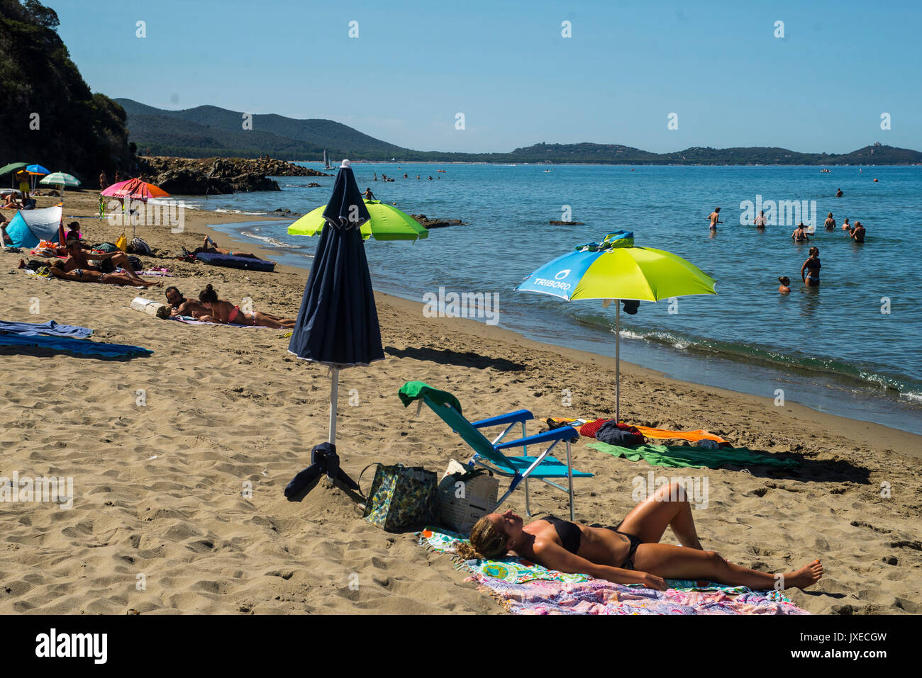 August 15, 2017 - Punta Ala-Cala Civette, Tuscany, Italy - Punta Ala ...