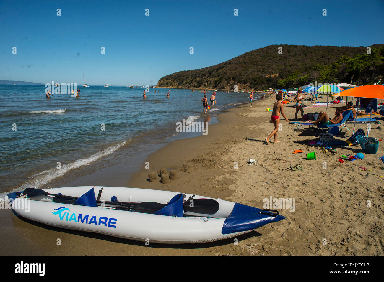 August 15, 2017 - Punta Ala-Cala Civette, Tuscany, Italy - Punta Ala ...