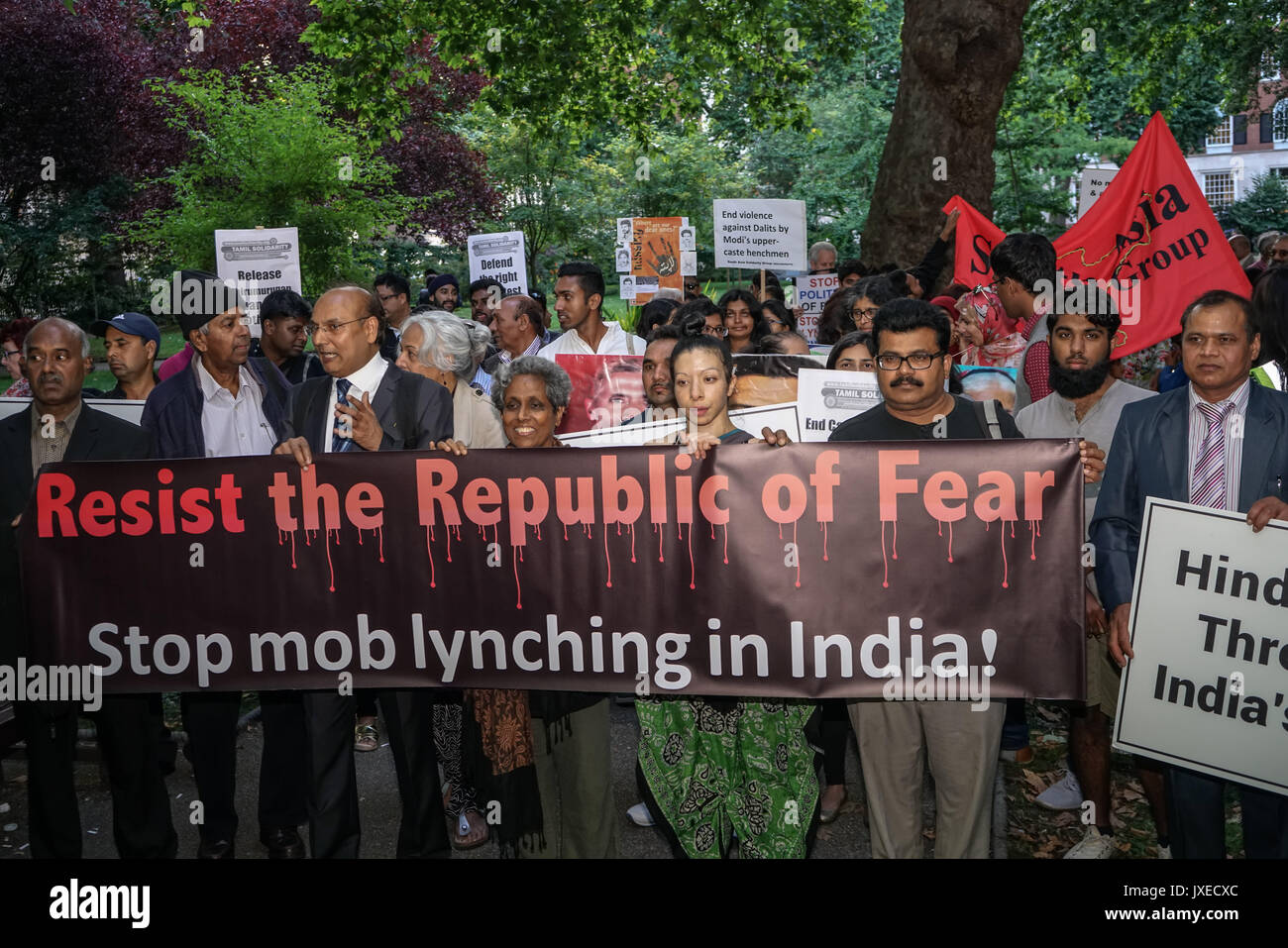 London, England, UK. 15th August 2017. today's is the 70th anniversary ...