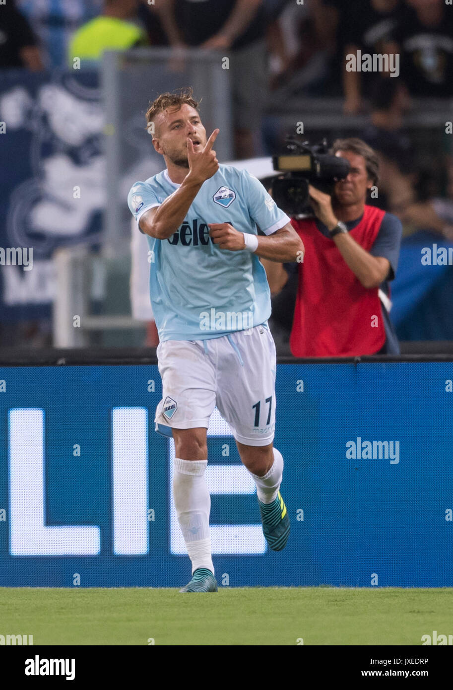 Rome, Italy. 13th Aug, 2017. Ciro Immobile (Lazio) Football/Soccer ...