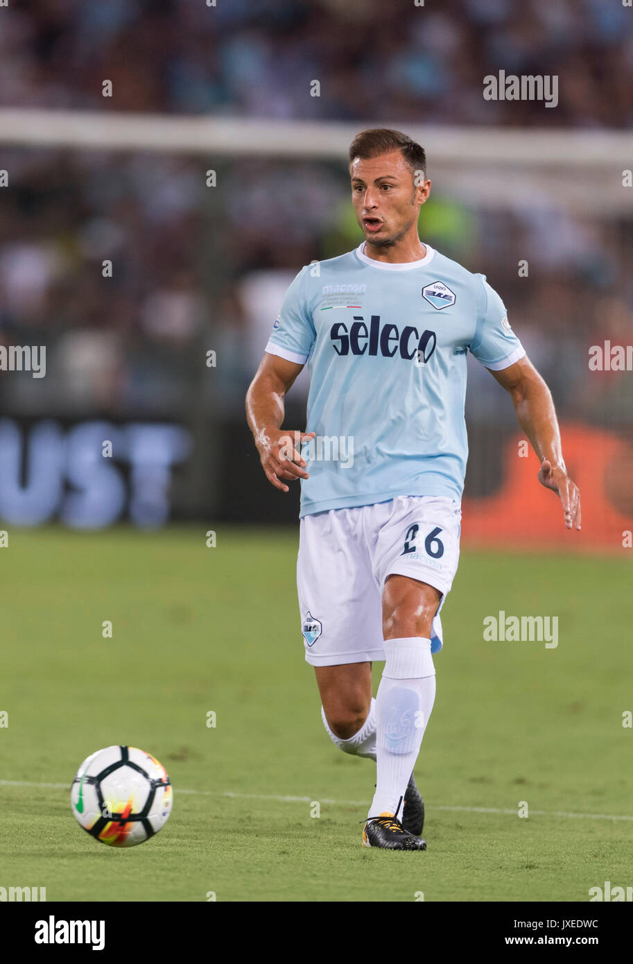 Rome, Italy. 13th Aug, 2017. Stefan Radu (Lazio) Football/Soccer ...