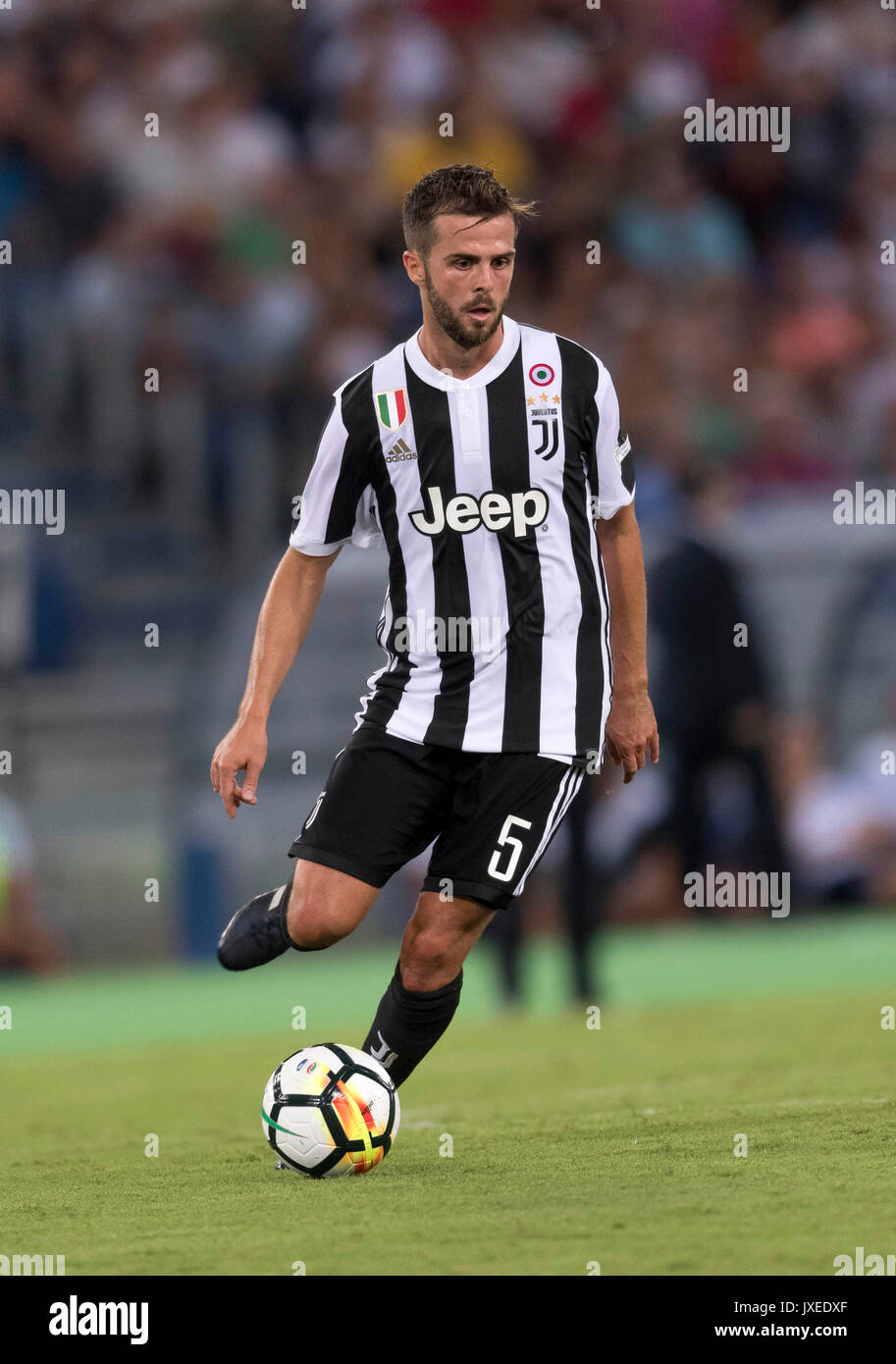 Rome, Italy. 13th Aug, 2017. Miralem Pjanic (Juventus) Football/Soccer ...