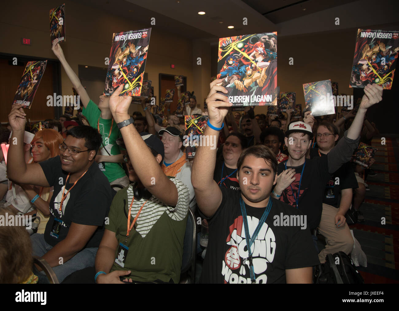 Fans gather to celebrate Japanese mecha anime television series Gurren ...