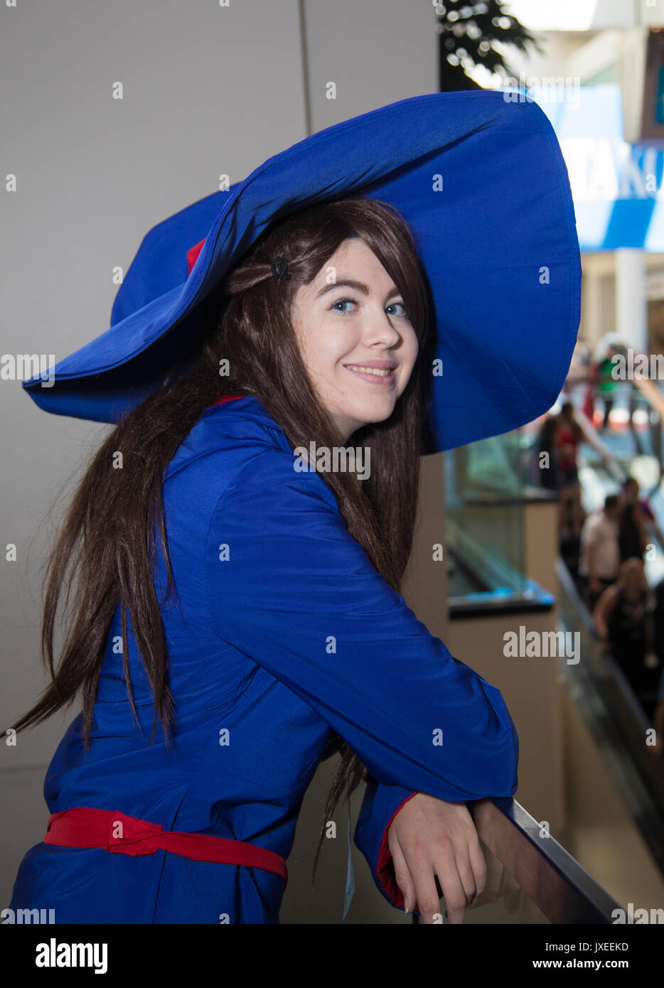 Cosplayer Gillian Brazinski of Ellicott City Md. as "Akko Kagari" the ...