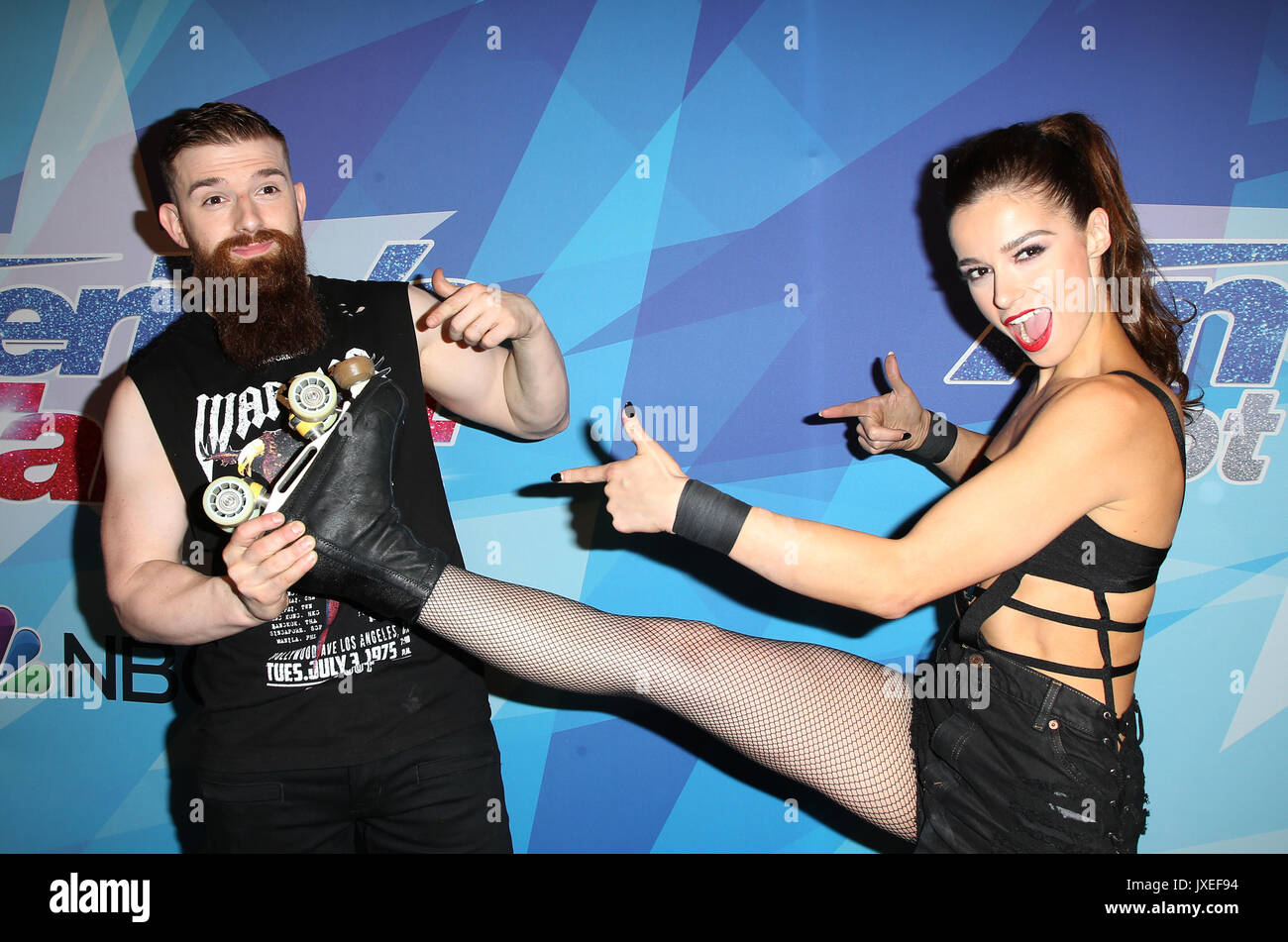 Hollywood, Ca. 15th Aug, 2017. Billy England, Emily England, at ...