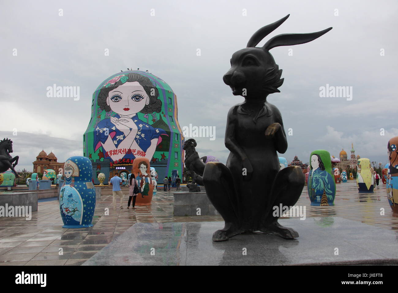 Beijin, Beijin, China. 16th Aug, 2017. Architectures of Russian dolls ...