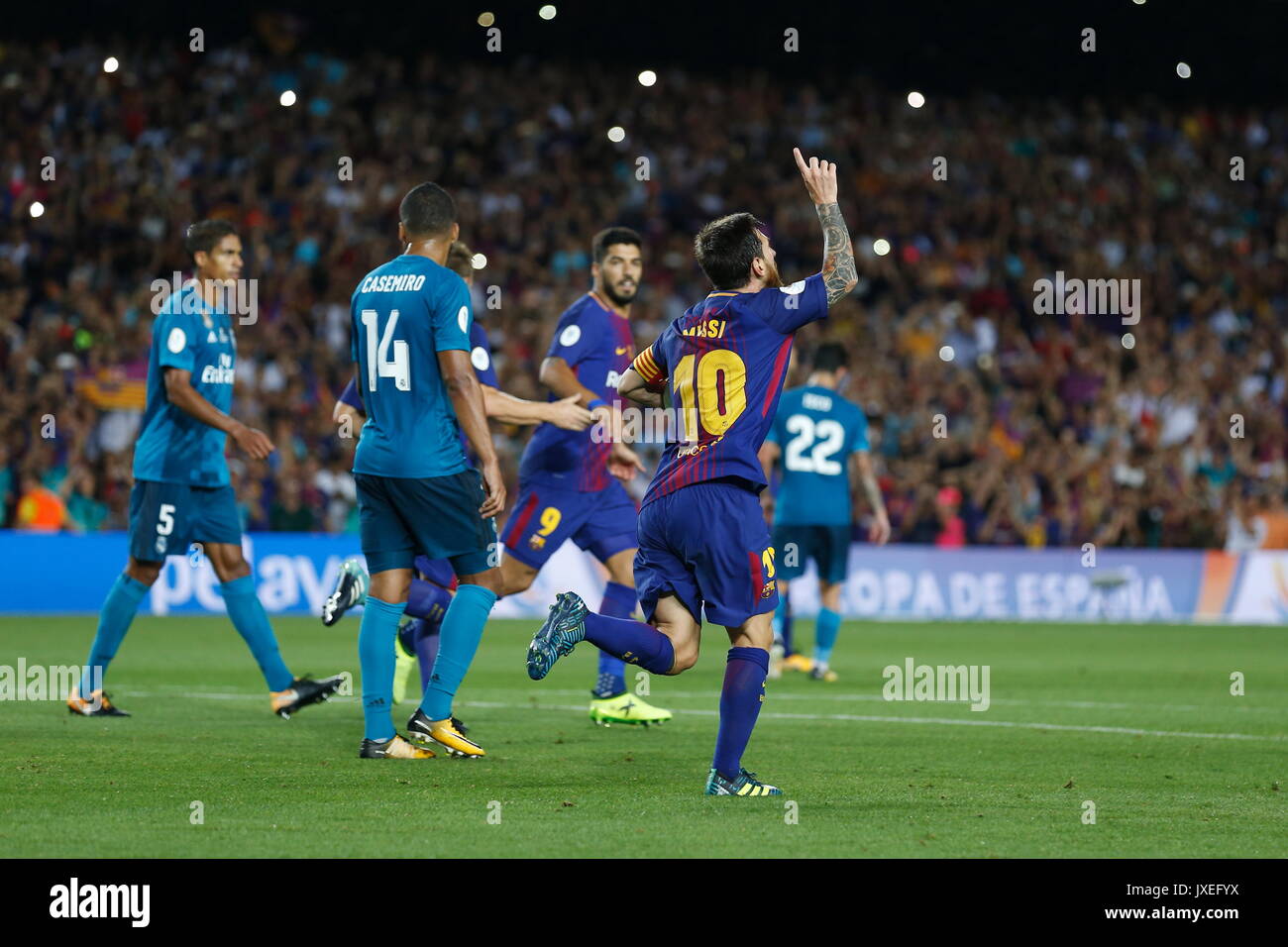 Lionel messi goal real madrid 2017 hi-res stock photography and images ...