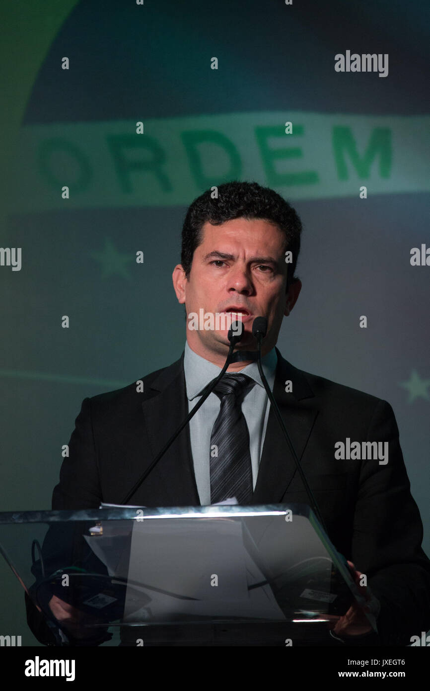 Sao Paulo, Sao Paulo, Brazil. 15th Aug, 2017. Brazilian federal judge ...