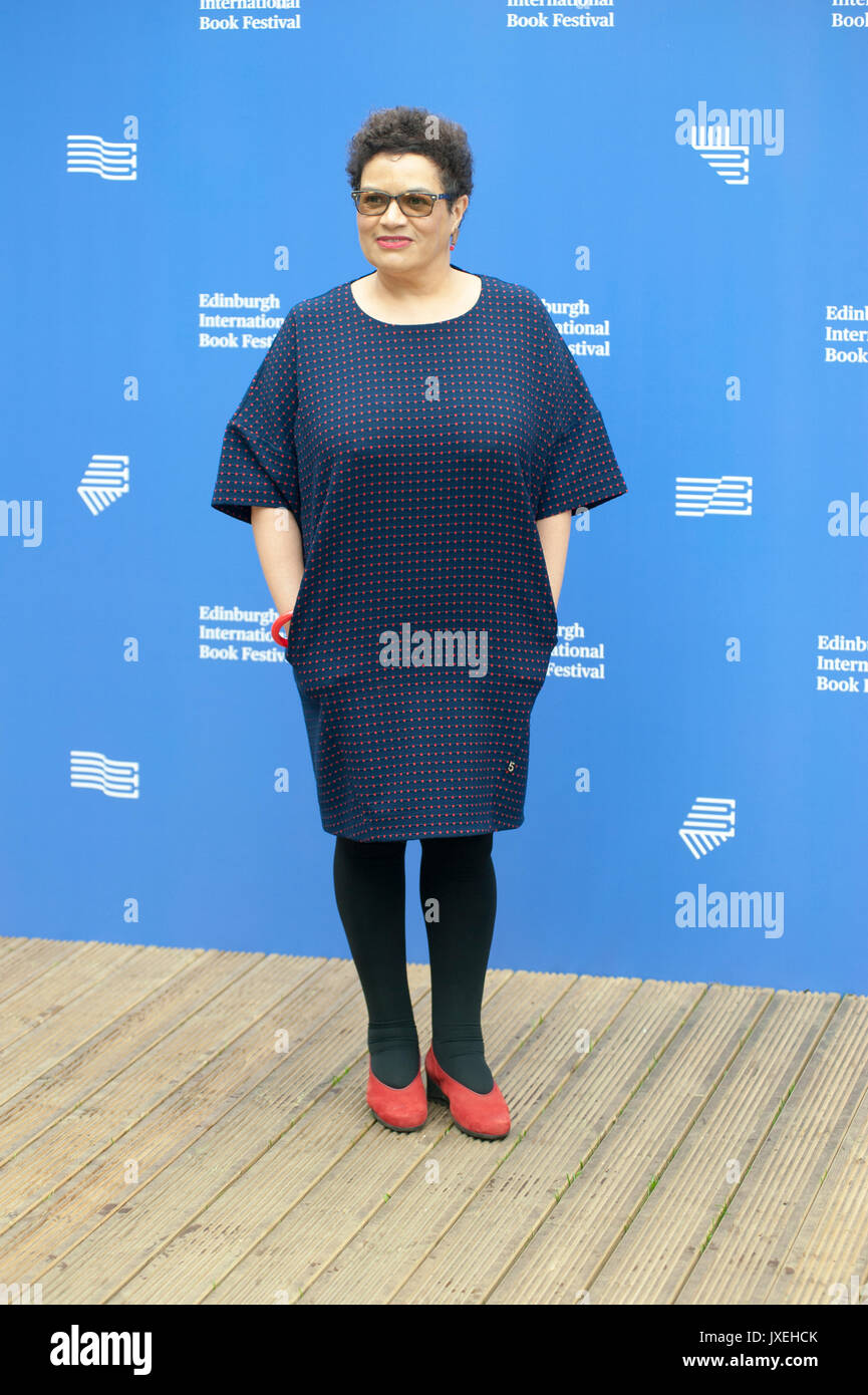 Edinburgh, UK. 16th Aug, 2017. Jackie Kay MBE FRSE Scottish poet and ...
