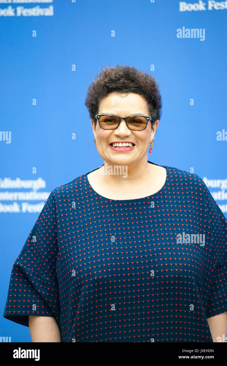 Edinburgh, UK. 16th Aug, 2017. Jackie Kay MBE FRSE Scottish poet and ...
