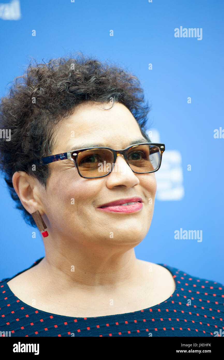 Edinburgh, UK. 16th Aug, 2017. Jackie Kay MBE FRSE Scottish poet and ...