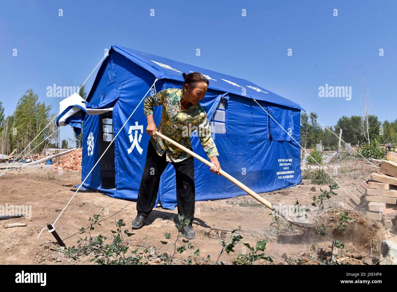Jinghe, China's Xinjiang Uygur Autonomous Region. 15th Aug, 2017. A ...