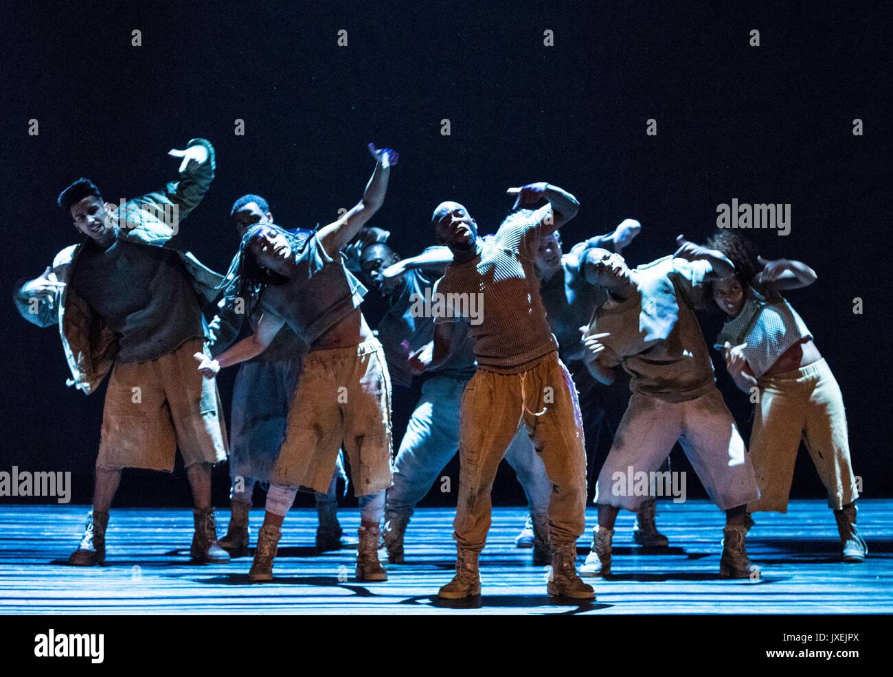 Edinburgh, UK. 16th Aug, 2017. Blak Whyte Gray is a dance creation by ...