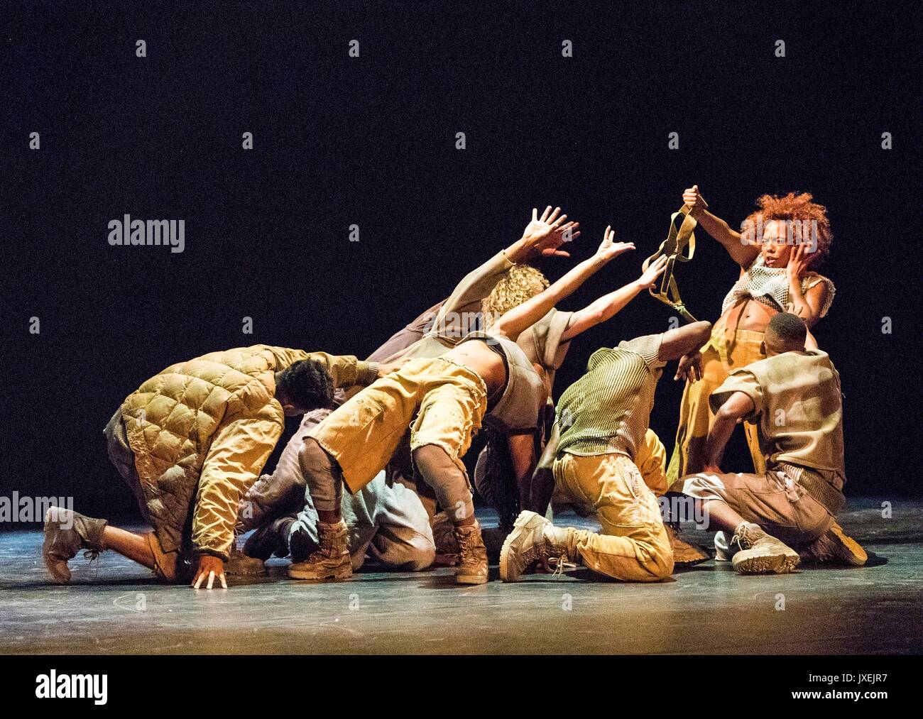 Edinburgh, UK. 16th Aug, 2017. Blak Whyte Gray is a dance creation by ...