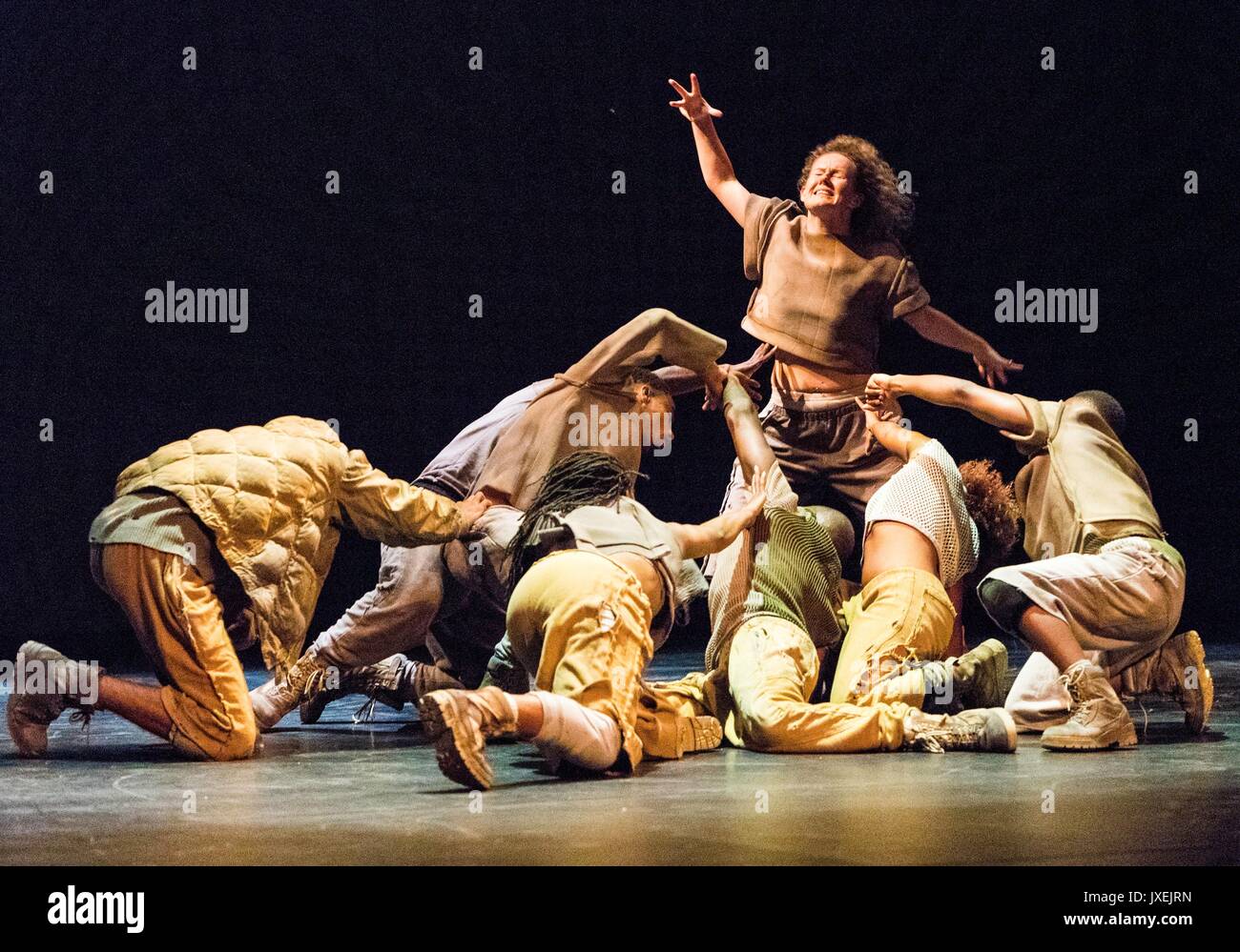 Edinburgh, UK. 16th Aug, 2017. Blak Whyte Gray is a dance creation by ...