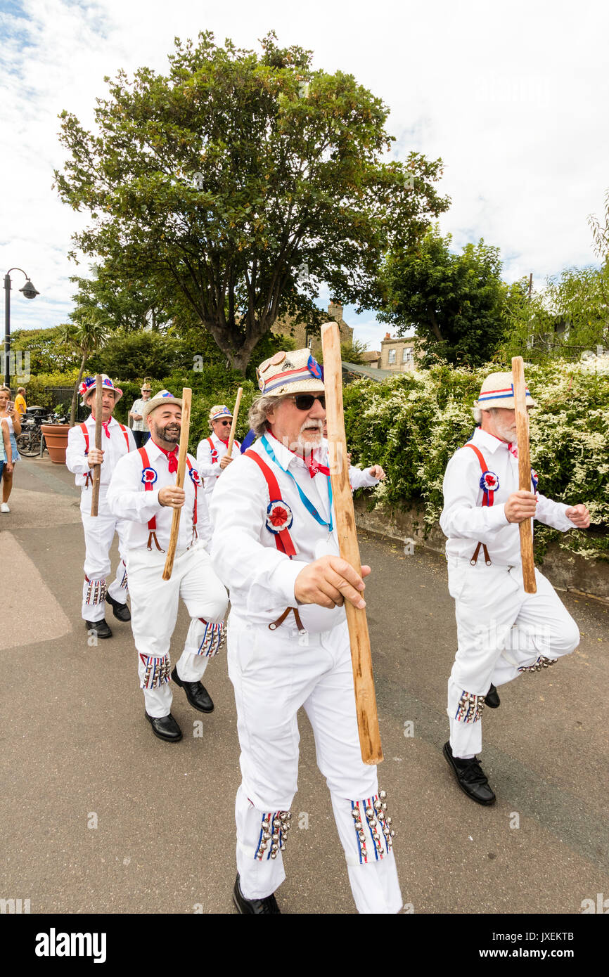 Traditional English Morris men from Hartley Morris dancers on the ...