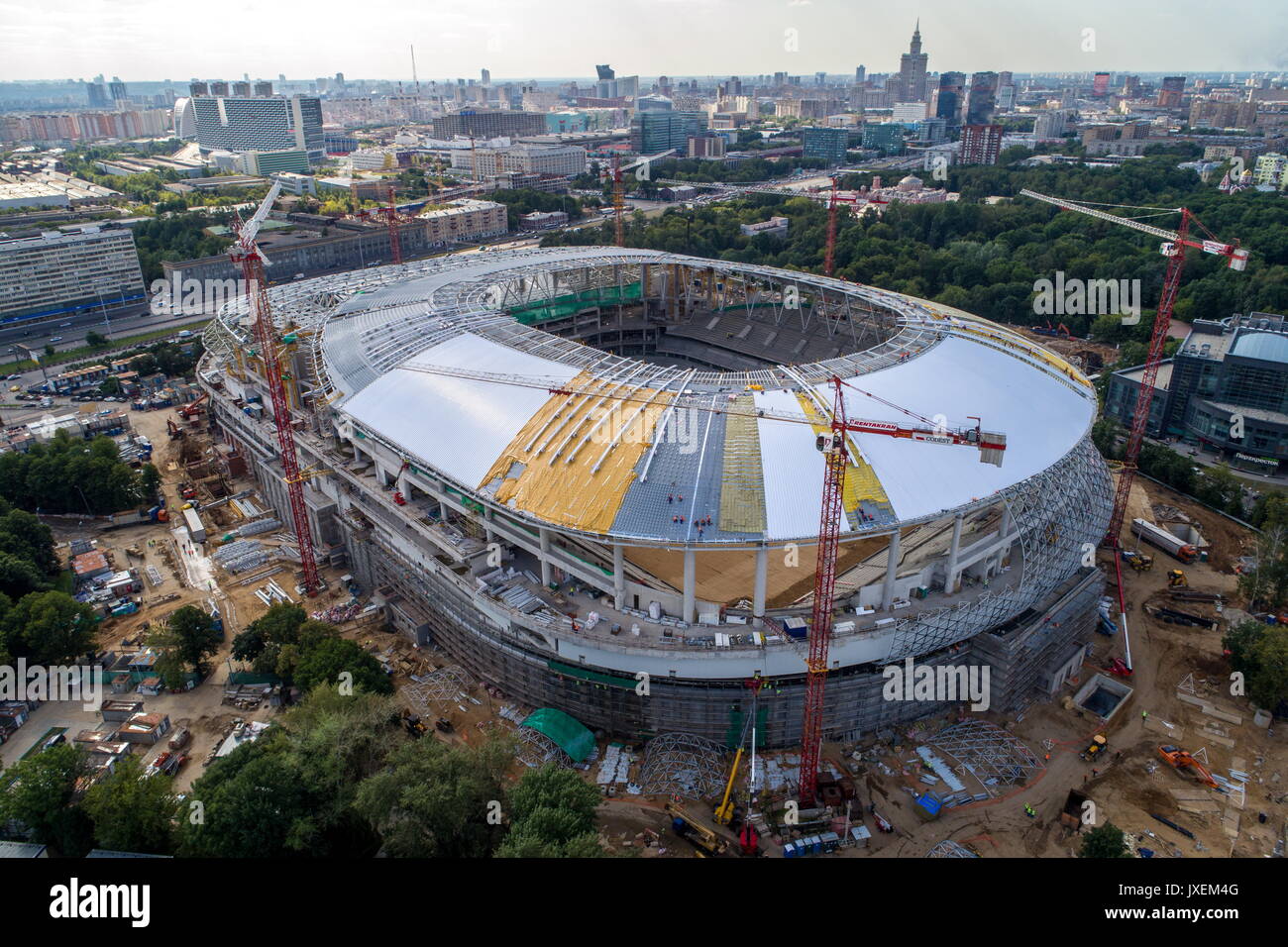 Reconstruction Of Dynamo Stadium High Resolution Stock Photography and ...