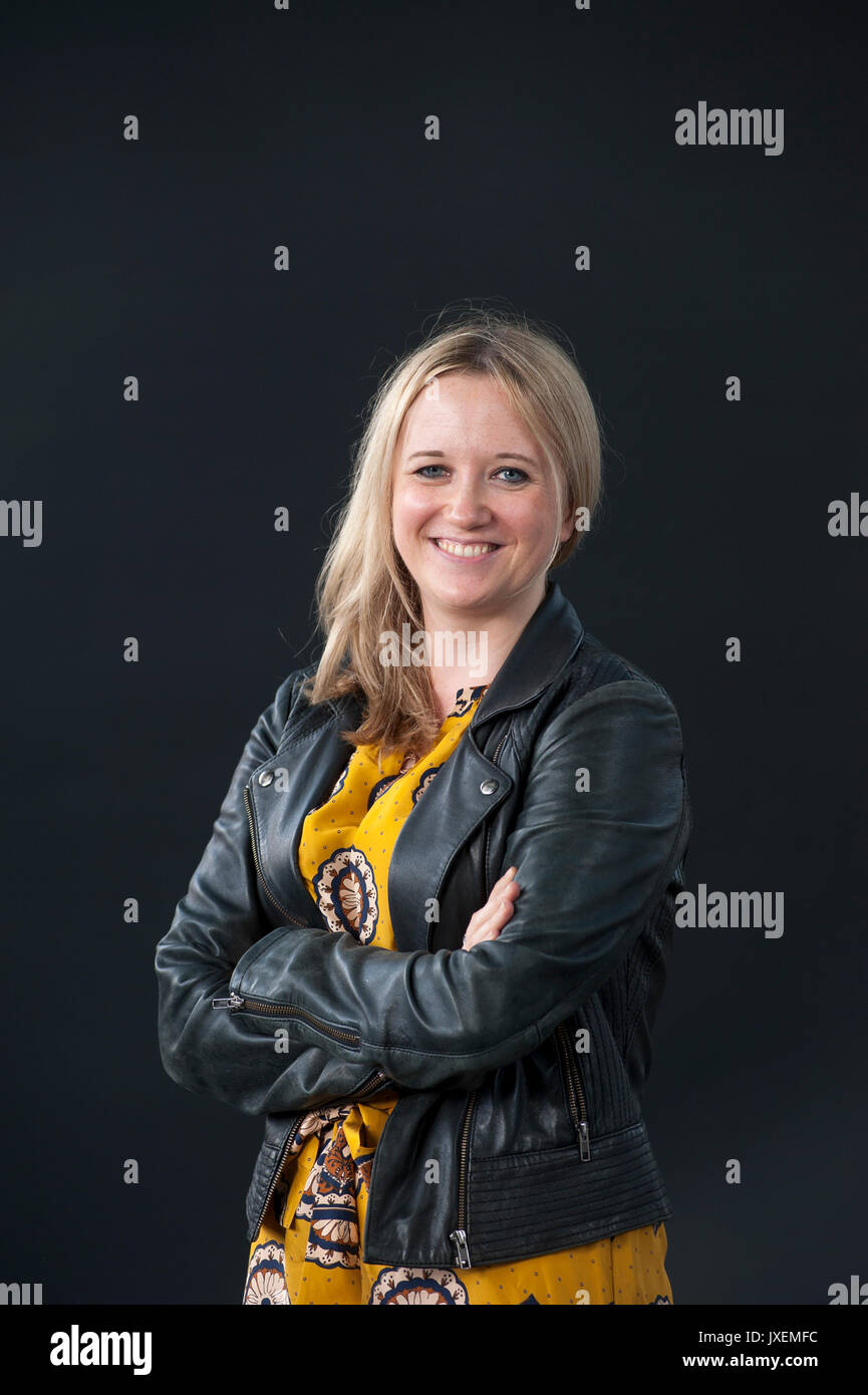 Edinburgh, UK,. 16th August 2017. Author Laura Barnett appearing at the ...