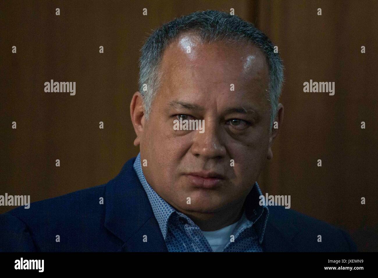 Caracas, Venezuela. 16th Aug, 2017. Diosdado Cabello, a prominent ...