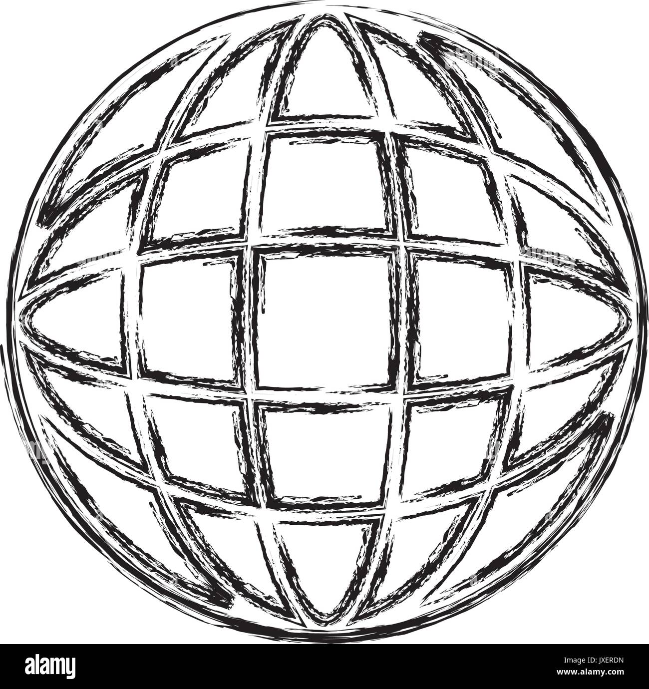 Global sphere symbol icon vector illustration graphic design Stock ...