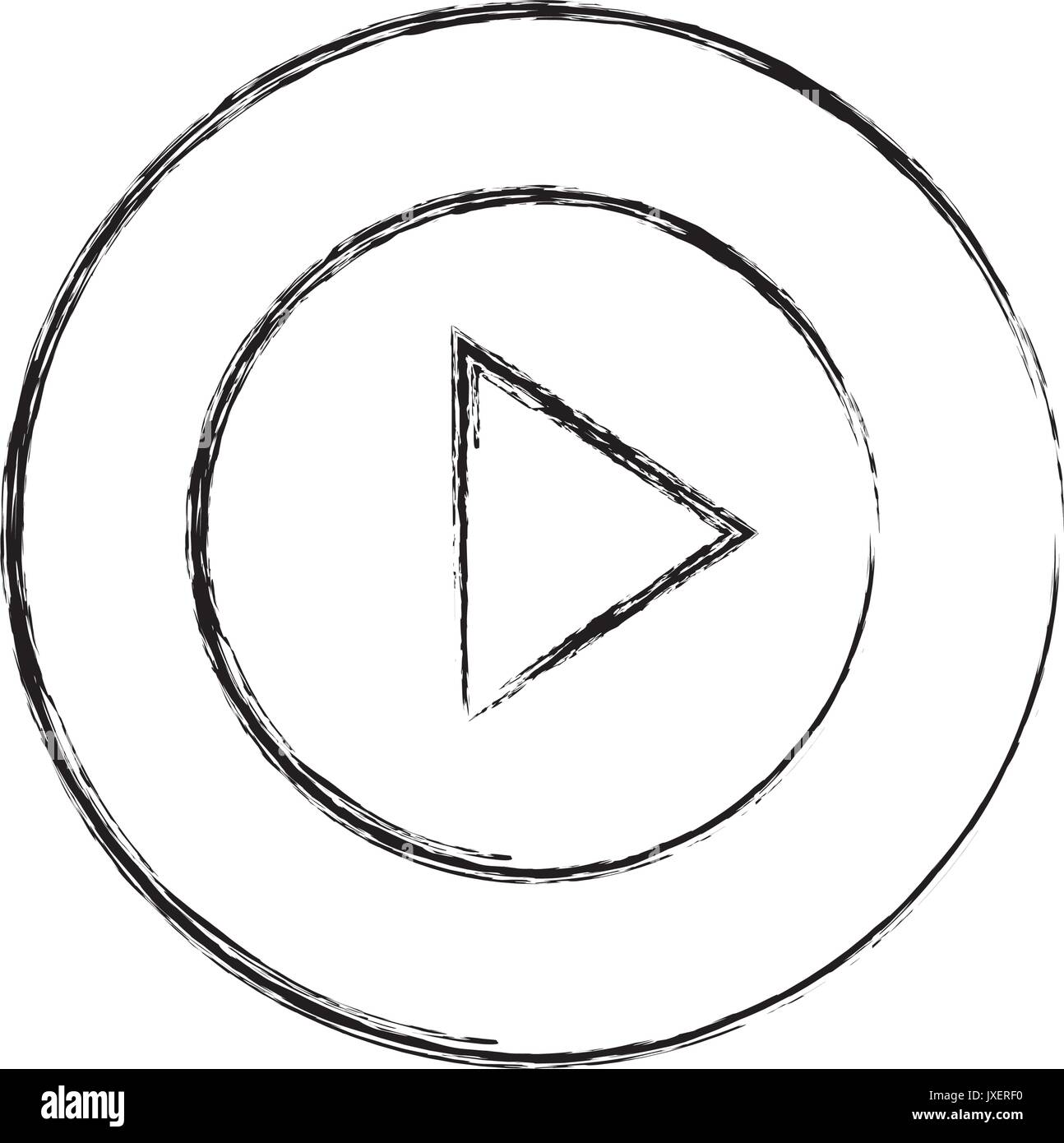 Play round icon icon vector illustration graphic design Stock Vector ...