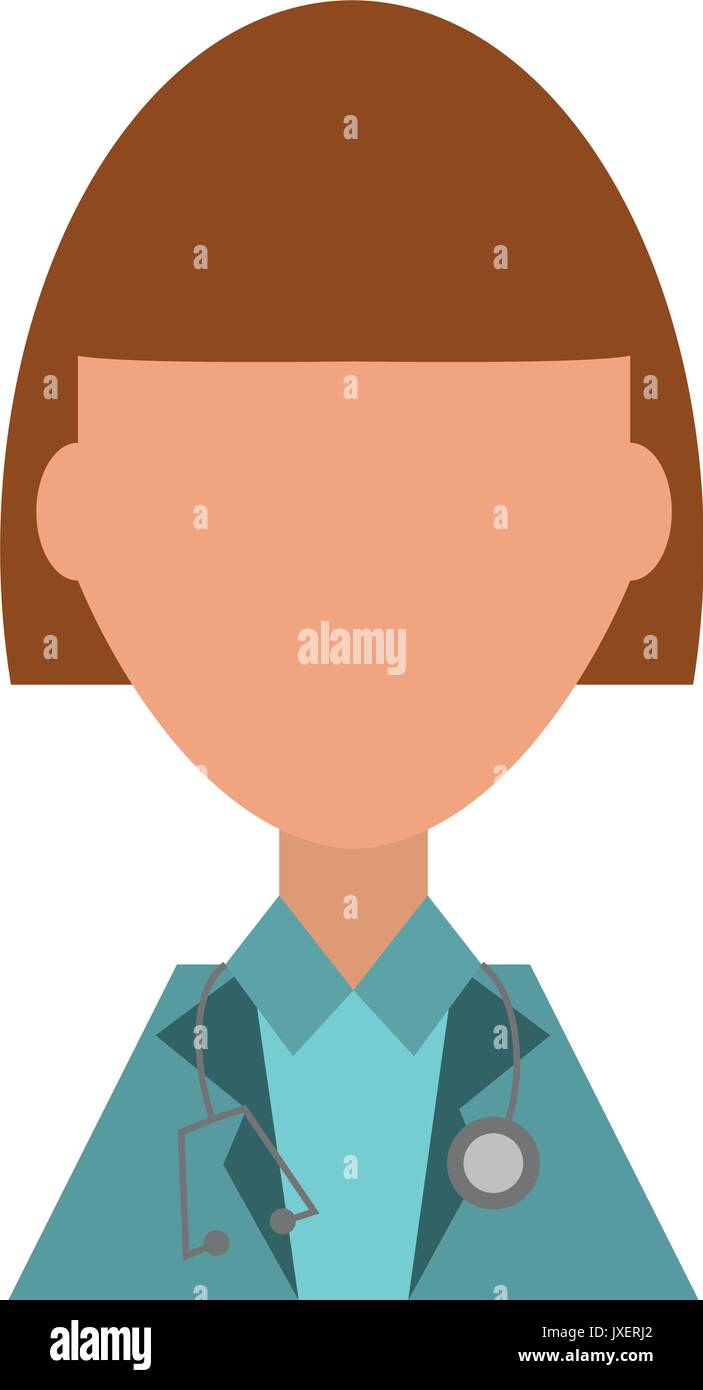 Doctor profile cartoon icon vector illustration graphic design Stock ...