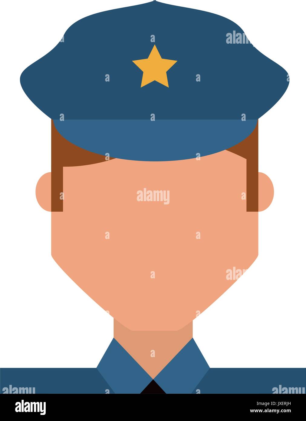 Police officer cartoon icon vector illustration graphic design Stock ...
