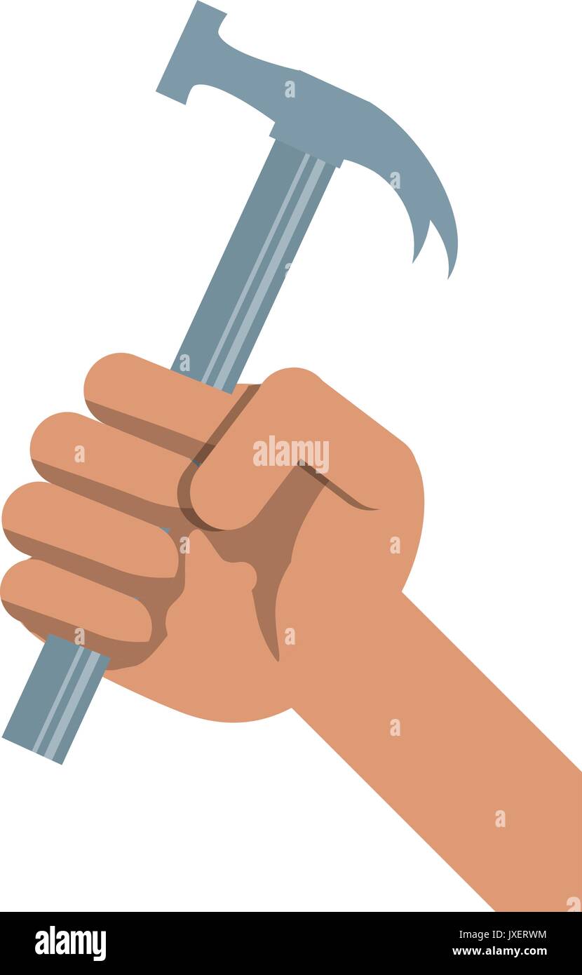 Hand with tool Stock Vector Image & Art - Alamy
