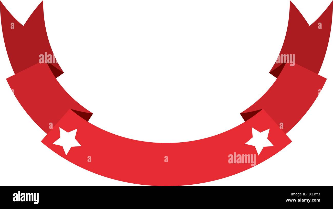 Ribbon banner with stars Stock Vector Image & Art - Alamy