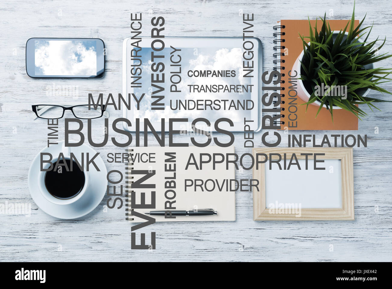 Modern workplace concept Stock Photo - Alamy
