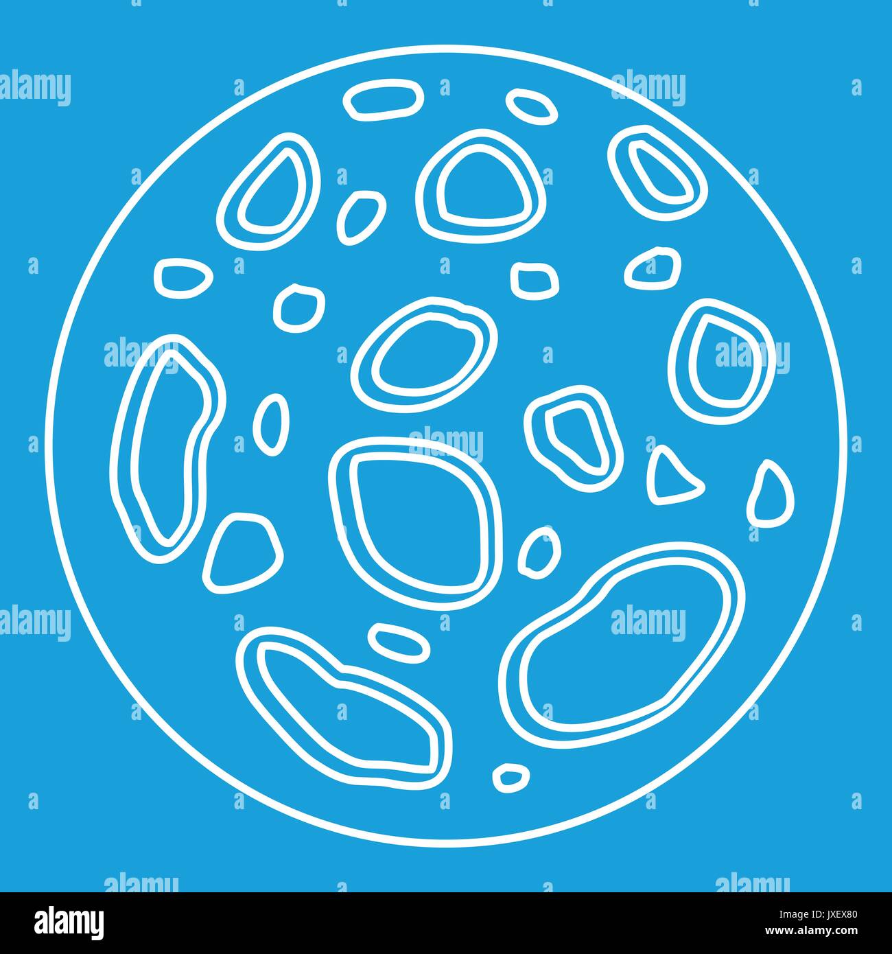 Dead planet icon, outline style Stock Vector Image & Art - Alamy