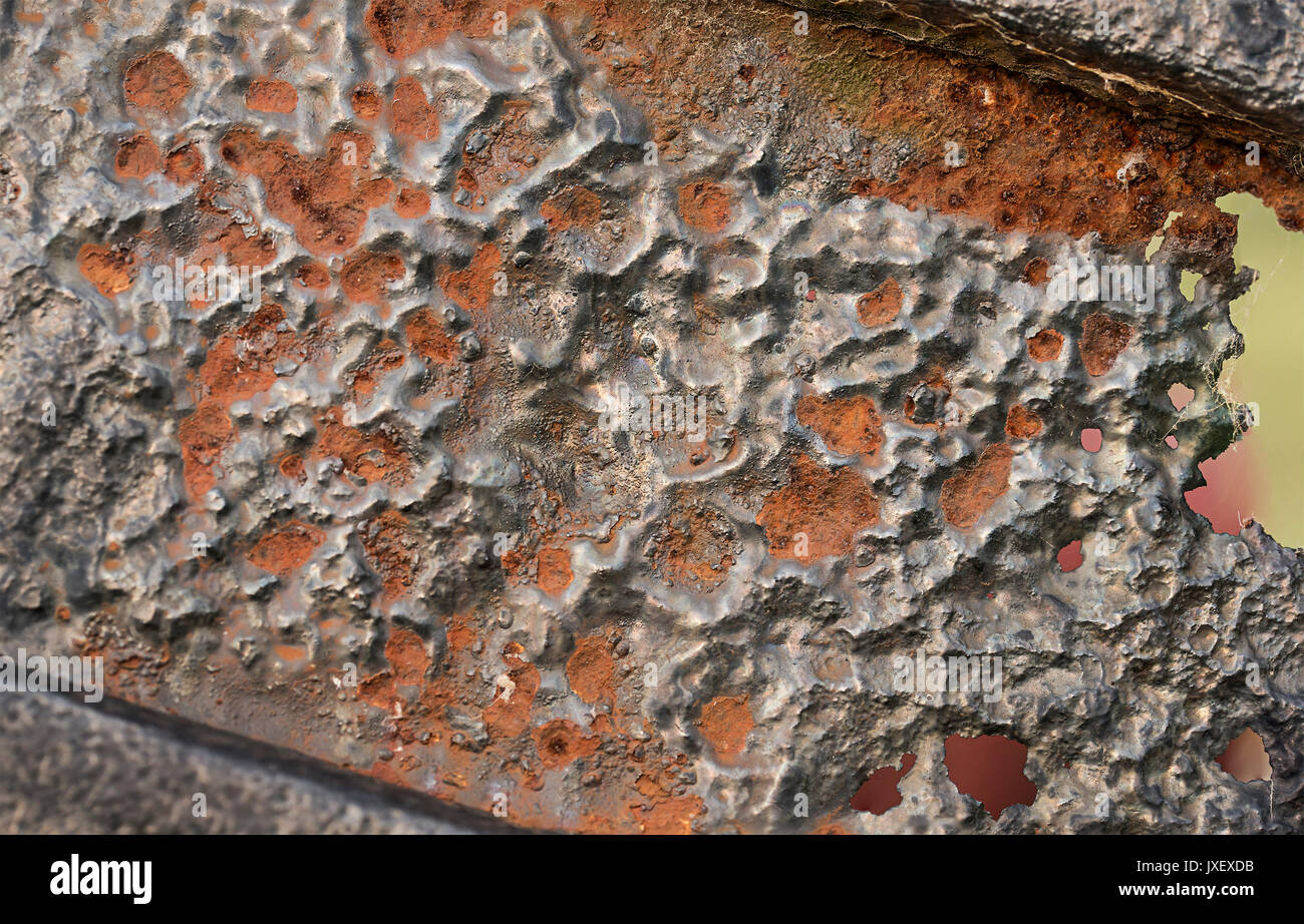 Old metal plate with rust texture Stock Photo - Alamy