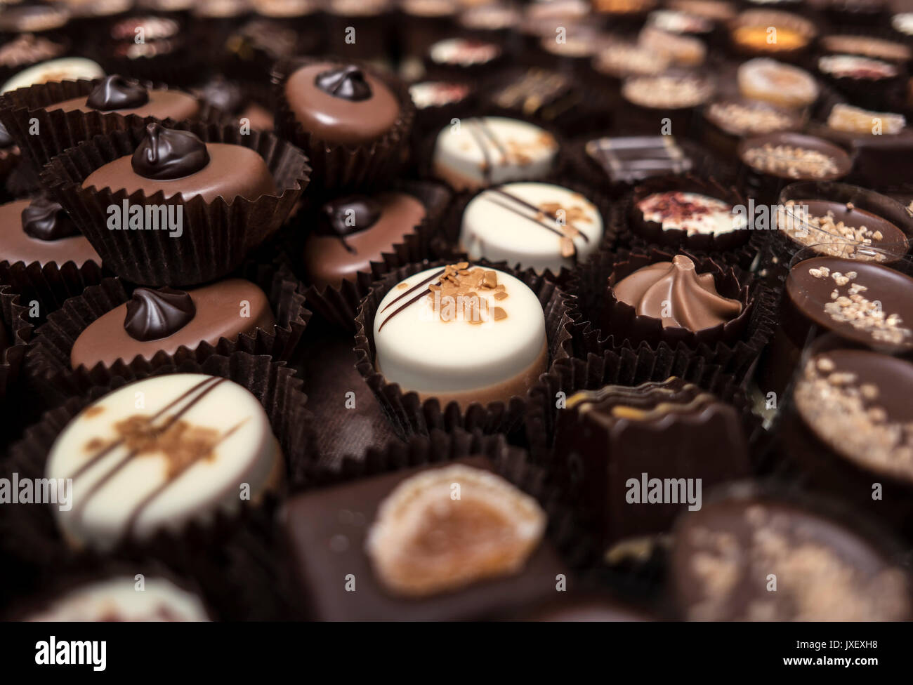 Small chocolates hi-res stock photography and images - Alamy