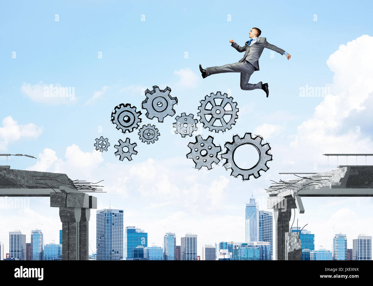 Problem and difficulties overcoming concept Stock Photo - Alamy