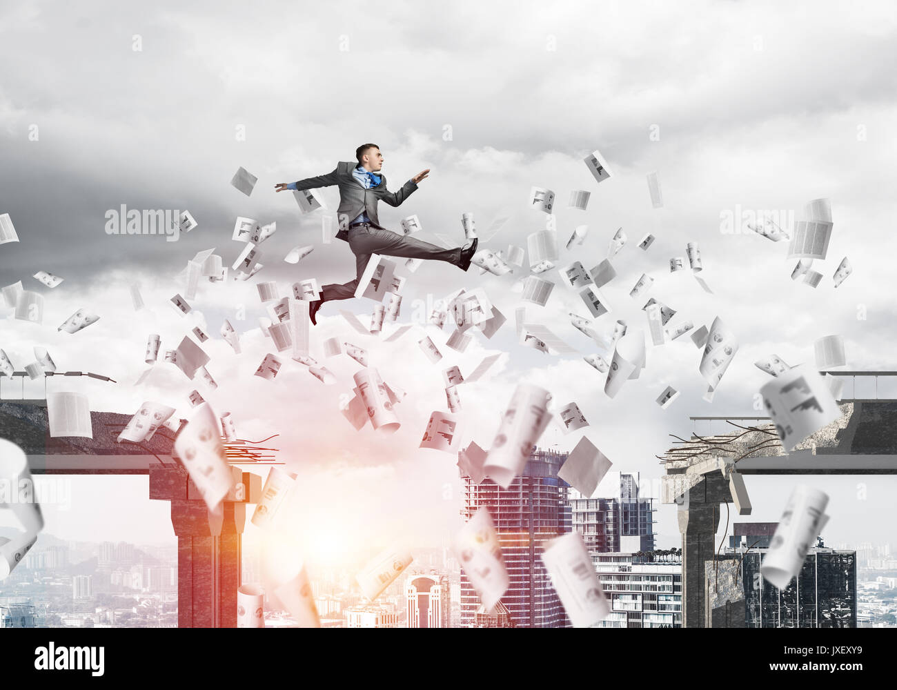 Problem and difficulties overcoming concept Stock Photo - Alamy