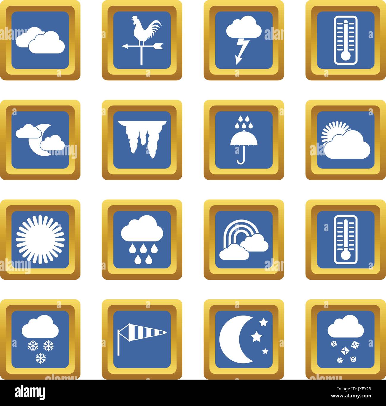 Clear blue thermometer Stock Vector Images - Alamy