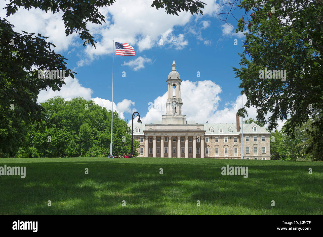 OLD MAIN BUILDING PENN STATE UNIVERSITY CAMPUS STATE COLLEGE ...