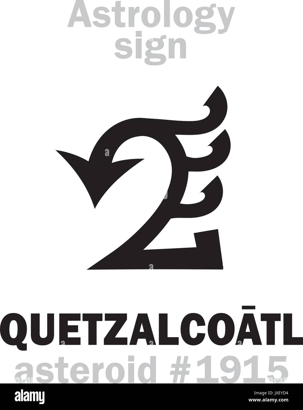 Astrology Alphabet: QUETZALCOATL (Feathered Serpent), asteroid #1915 ...