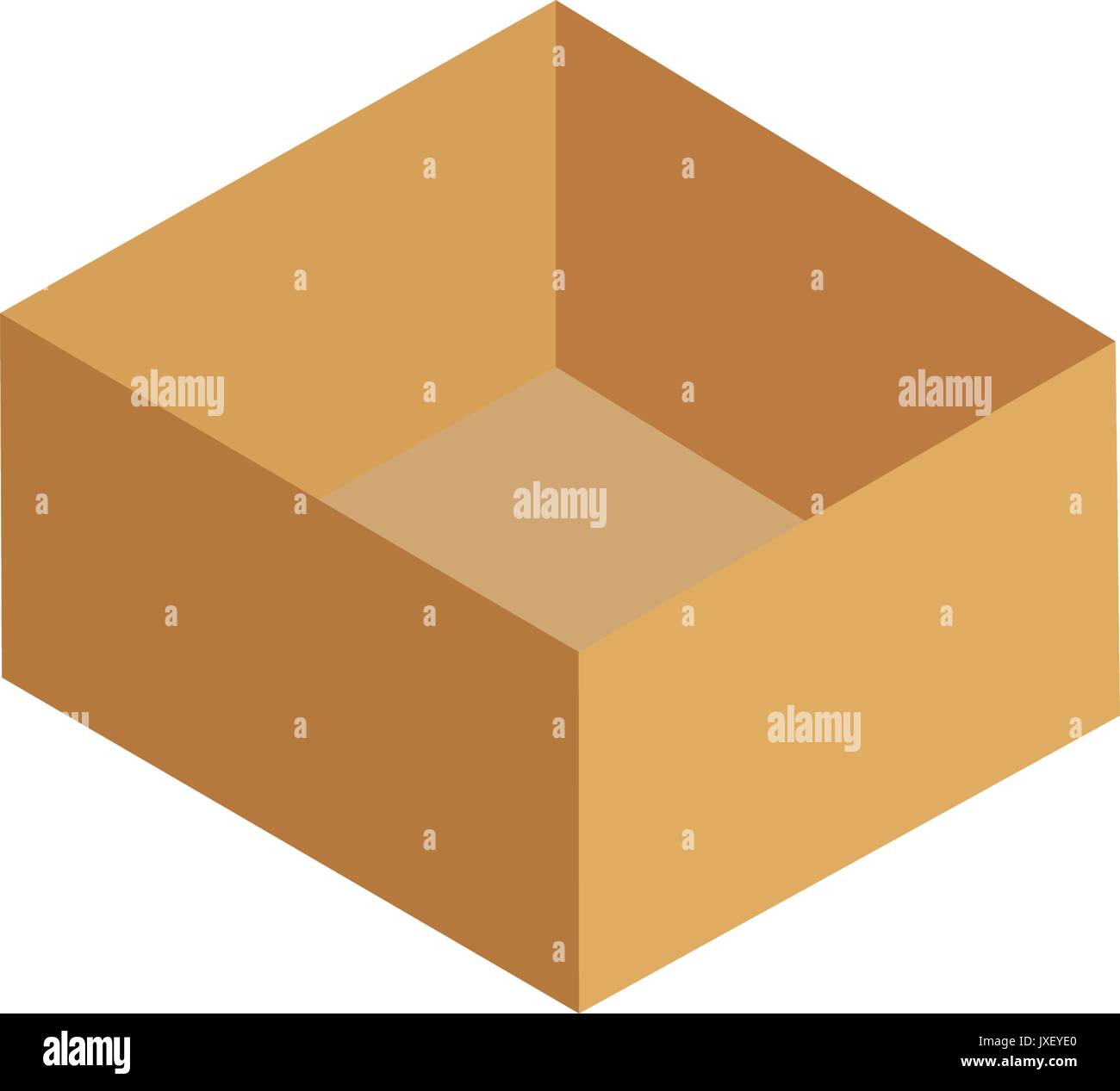 Isometric cardboard box packaging isolated Stock Vector Image & Art - Alamy
