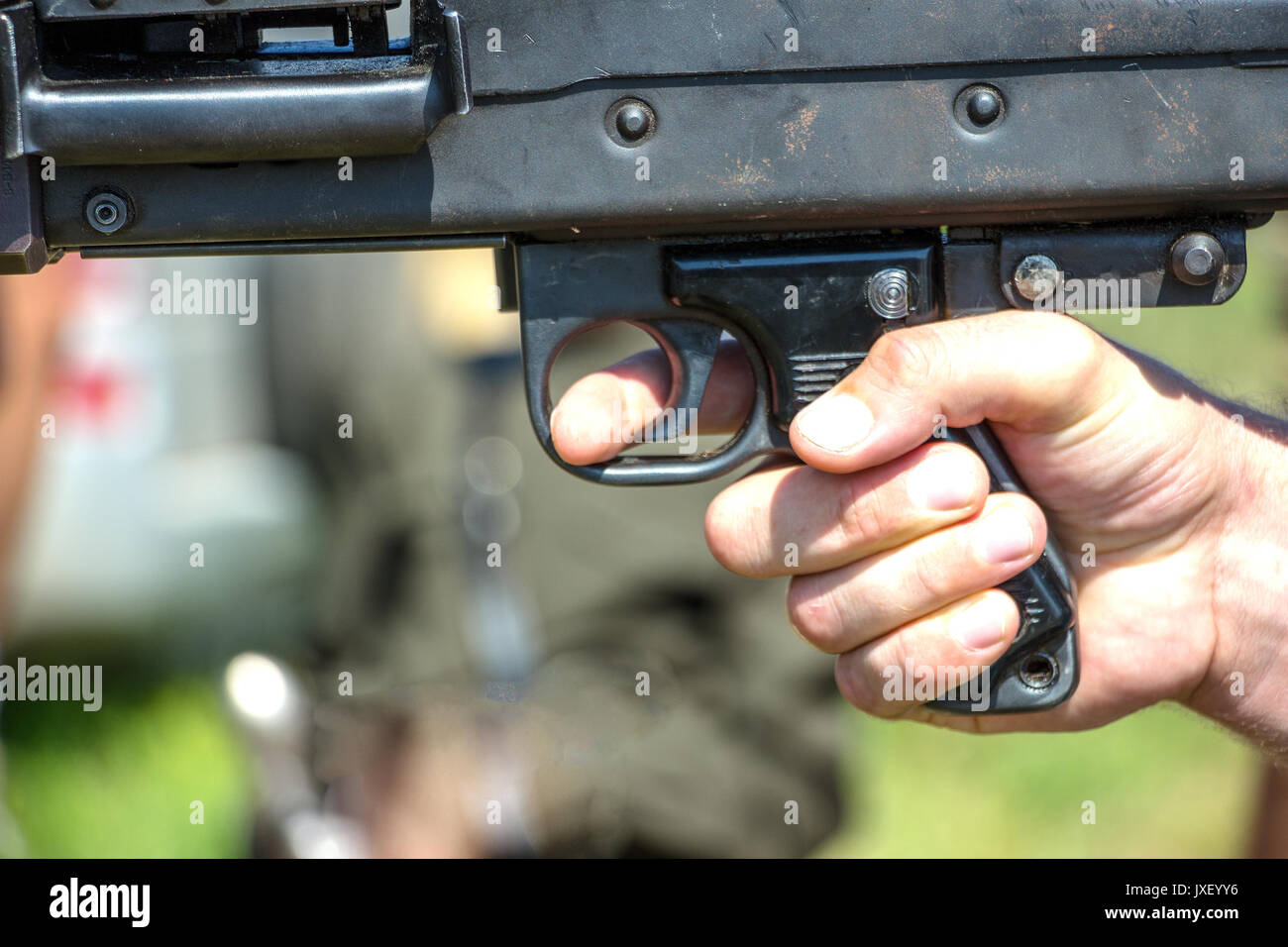 Finger On Trigger Gun High Resolution Stock Photography and Images - Alamy