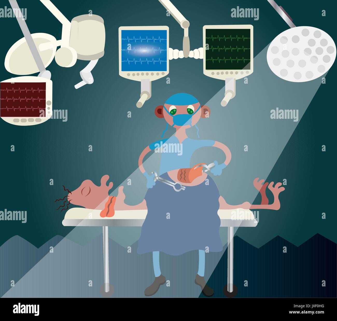 Operation a Stock Vector Images - Alamy