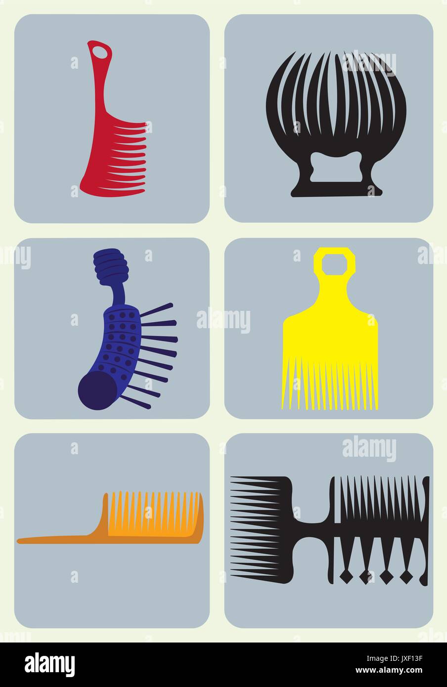 Hair sample Stock Vector Images - Alamy