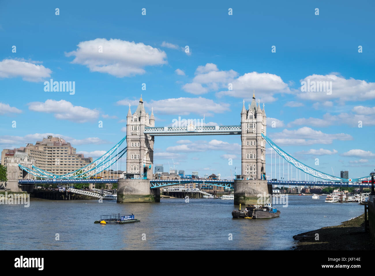 Old london bridge england famous english landmark river thames ...